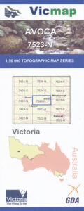 Avoca 1-50,000 Vicmap - Maps, Books & Travel Guides