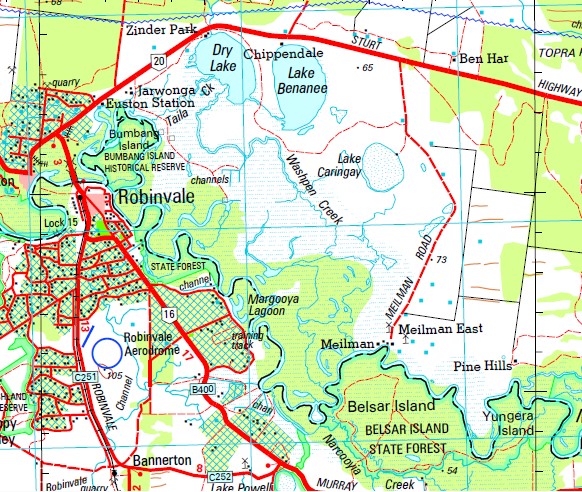 Balranald 1 250000 Topographic Map Maps Books And Travel Guides