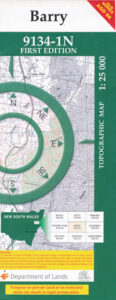 Barry 1-25,000 NSW Topographic Map - Maps, Books & Travel Guides