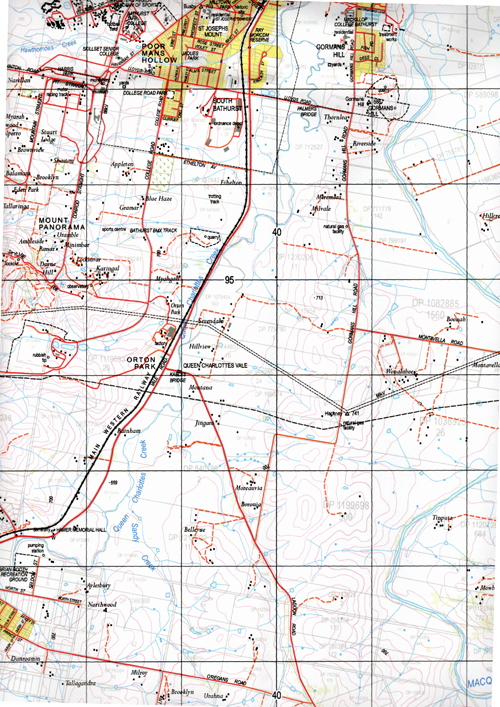 Bathurst 1-25,000 NSW Topographic Map - Maps, Books & Travel Guides