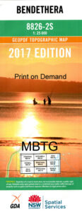 Bendethera 1-25,000 NSW Topographic Map - Maps, Books & Travel Guides