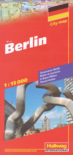Berlin Map Hallwag - Maps, Books & Travel Guides