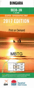 Bingara 1-25,000 NSW Topographic Map - Maps, Books & Travel Guides