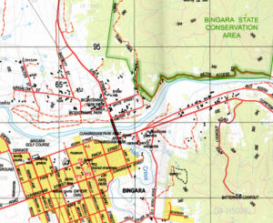 Bingara 1-25,000 NSW Topographic Map - Maps, Books & Travel Guides