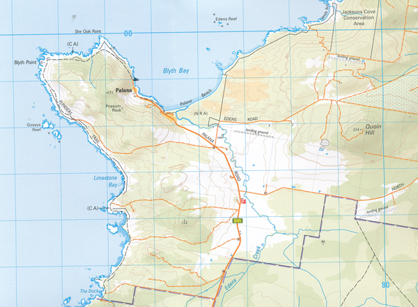 Blyth 1-50,000 Tasmap Topographic Map - Maps, Books & Travel Guides