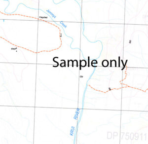 Ben Bullen 1-25,000 NSW Topographic Map - Maps, Books & Travel Guides
