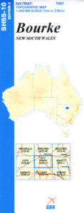 Bourke 1-250,000 Topographic Map - Maps, Books & Travel Guides