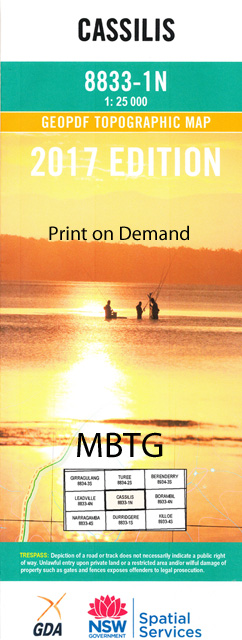 Cassilis 1-25,000 NSW Topographic Map - Maps, Books & Travel Guides