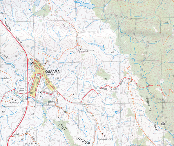 Cobargo 1-25,000 NSW Topographic Map - Maps, Books & Travel Guides