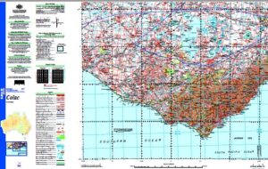 Colac 1-250,000 Topographic Map - Maps, Books & Travel Guides