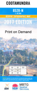 Cootamundra 1-50000 NSW Topographic Map - Maps, Books & Travel Guides