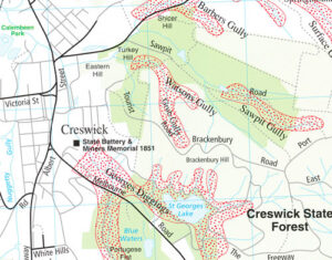 Creswick Ballarat Gold Relics Map Doug Stone - Maps, Books & Travel Guides