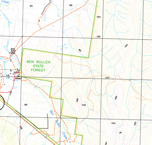 Cullen Bullen 1-25,000 NSW Topographic Map - Maps, Books & Travel Guides