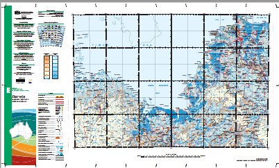 Darwin 1-1,000,000 Topographic Map Geoscience Australia - Maps, Books ...