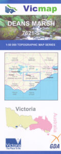 Deans Marsh 1-50,000 Vicmap - Maps, Books & Travel Guides