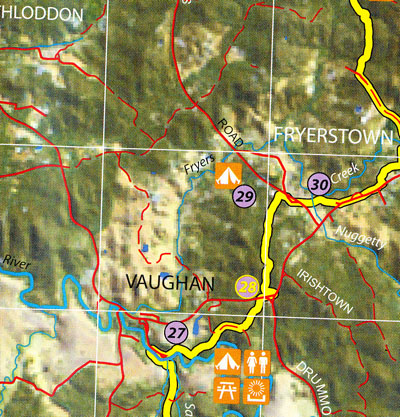 Dry Diggings The Great Dividing Trail Map - Maps, Books & Travel Guides