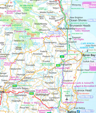 Far North Coast NSW 296 UBD Gregorys - Maps, Books & Travel Guides