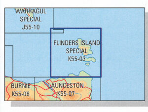 Flinders Island Special Map 1-250,000 Topographic Map Geoscience ...