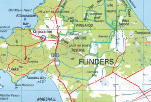 Flinders Island Special Map 1-250,000 Topographic Map Geoscience ...