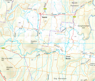 Fossey Mountains 1-50,000 Tasmap Topographic Map TK06 - Maps, Books ...