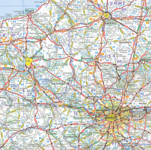 France Map 721 Michelin 2014 - Maps, Books & Travel Guides