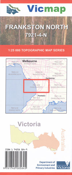 Frankston North 1-25,000 Vicmap Topo Map - Maps, Books & Travel Guides Frankston North 1-25,000 Vicmap Topo Map - Maps, Books & Travel Guides
