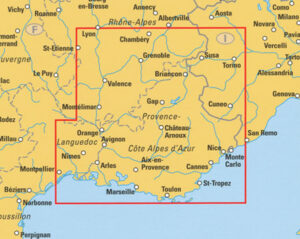 French Riviera Provence Map Insight Travel Map - Maps, Books & Travel ...