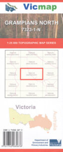 Grampians North 1-25,000 Vicmap Topographic Map - Maps, Books & Travel ...