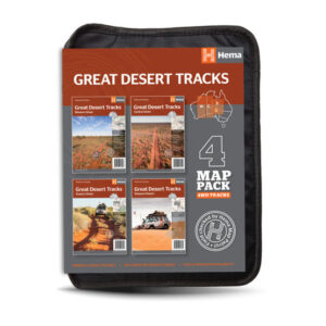 Australia's Great Desert Tracks Map Pack Hema - Maps, Books & Travel Guides