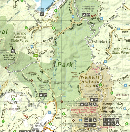 High Country Victoria South West Map Hema - Maps, Books & Travel Guides