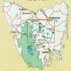 Highland Lakes Map and Angling Notes Tasmap - Maps, Books & Travel Guides