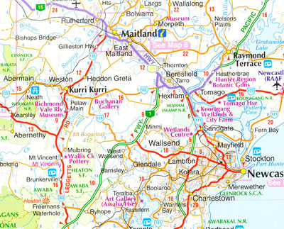 Hunter Valley 213 UBD Gregorys - Maps, Books & Travel Guides