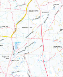 Huntly 1-50,000 Vicmap - Maps, Books & Travel Guides