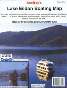 Lake Eildon Boating Map Rooftop LAMINATED - Maps, Books & Travel Guides
