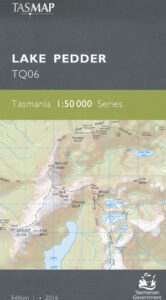Lake Pedder 1-50,000 Topographic Map Tasmap - Maps, Books & Travel Guides