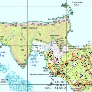 Lord Howe Island Map Australian Geographic - Maps, Books & Travel Guides