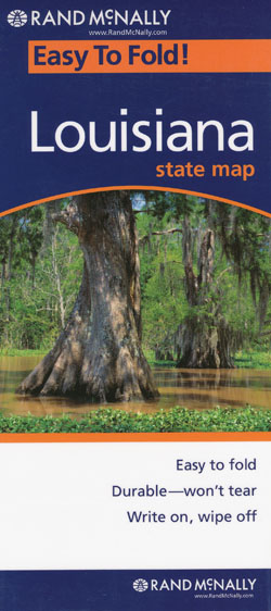 Louisiana State Map Rand McNally - Maps, Books & Travel Guides