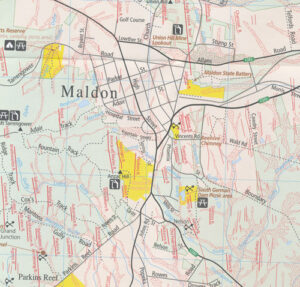 Maldon Newstead Gold Relics Map Doug Stone - Maps, Books & Travel Guides