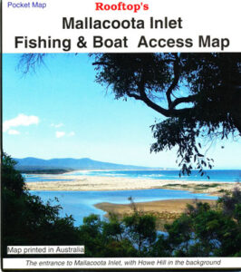 Mallacoota Fishing Boat Access Map Rooftop - Maps, Books & Travel Guides