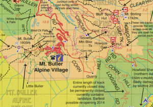 Mansfield Mt Howitt Map Rooftop - Maps, Books & Travel Guides