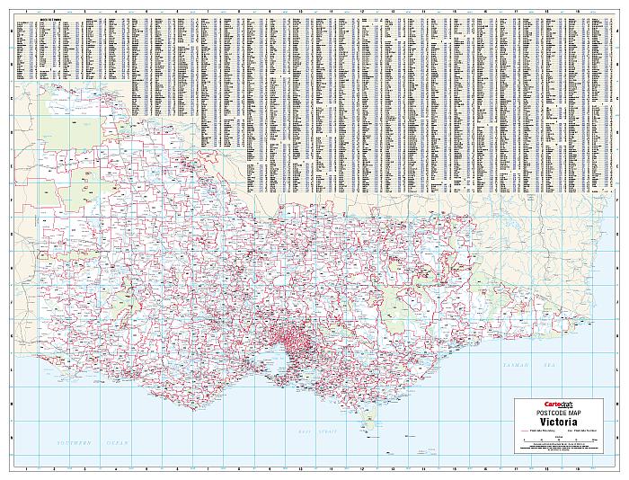 Melbourne And Victoria Folded Postcode Map Cartodraft Maps Books Melbourne And Victoria Folded Postcode Map Cartodraft Maps Books