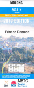 Molong 1-50000 NSW Topographic Map - Maps, Books & Travel Guides