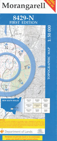 Morangarell 1-50,000 NSW Topographic Map - Maps, Books & Travel Guides