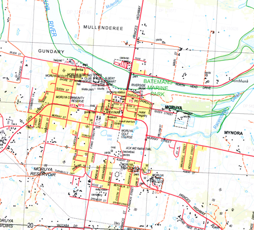 Moruya 1-25,000 NSW Topographic Map - Maps, Books & Travel Guides