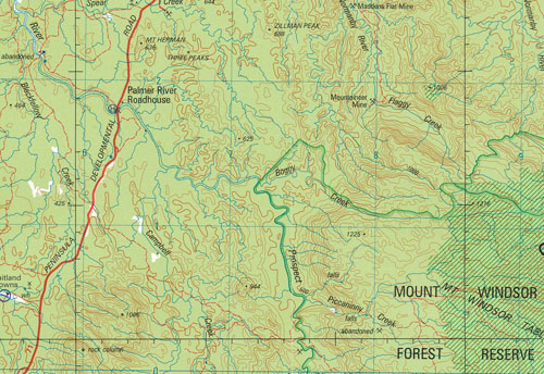 Mossman 1-250,000 Topographic Map - Maps, Books & Travel Guides