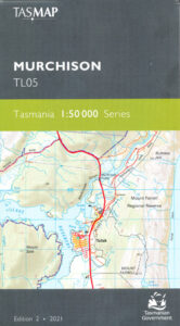 Murchison 1-50,000 Topographic Map Tasmap - Maps, Books & Travel Guides