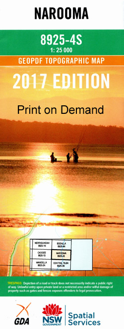 Narooma 1-25,000 NSW Topographic Map - Maps, Books & Travel Guides