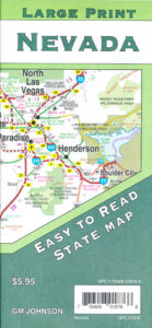 Nevada Map GM Johnson - Maps, Books & Travel Guides