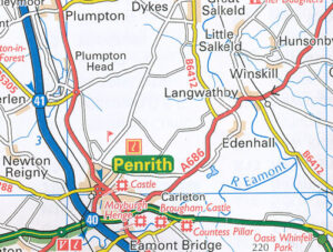 North of England and Scottish Borders Map AA - Maps, Books & Travel Guides