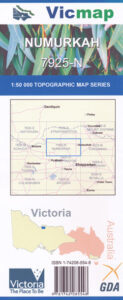 Numurkah 1-50,000 Vicmap - Maps, Books & Travel Guides